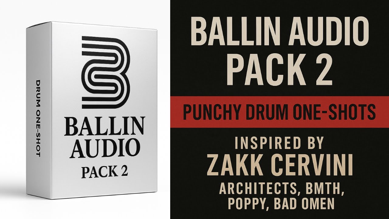 Ballin Audio Pack 2 | Drum One-Shots Inspired by Zakk Cervini ...