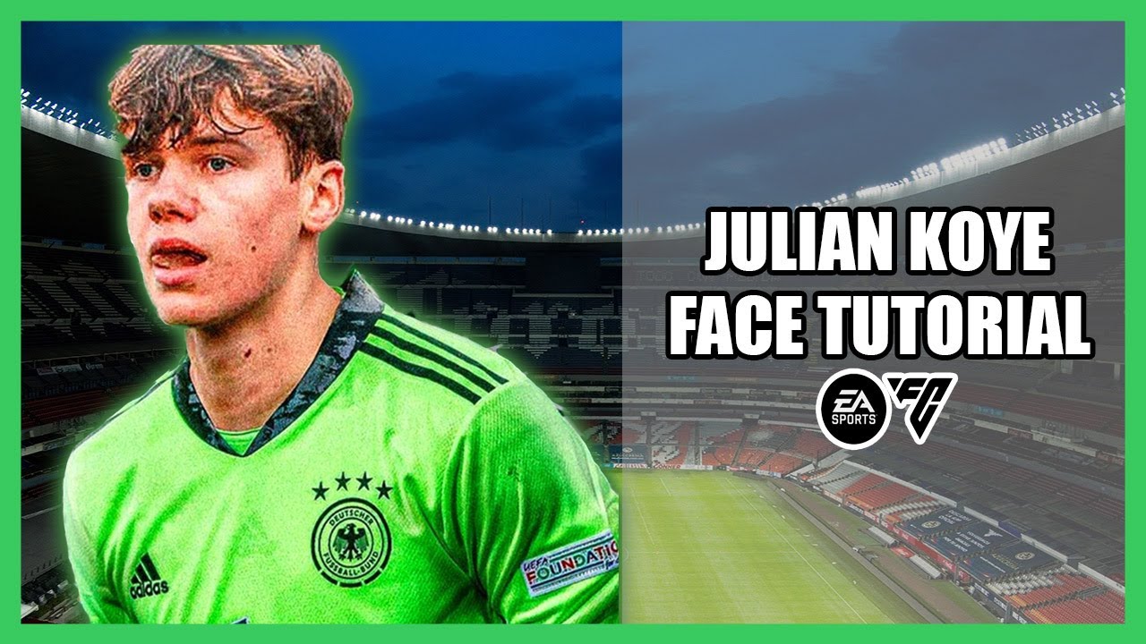 EA FC 24 || COMO HACER A JULIAN KOYE ( AMERICA ) EN FC 24 - FACE ...