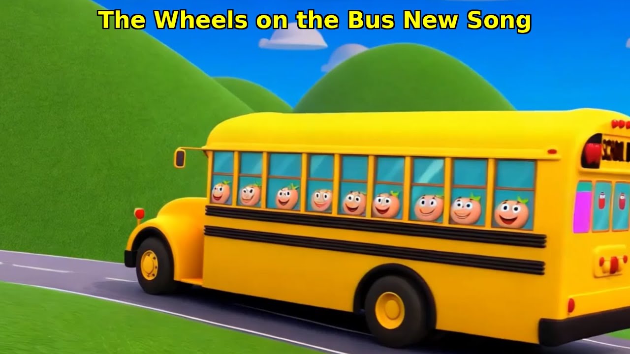 Wheels on the Birthday Bus 🥳More Wheels On The Bus Songs | New Song ...