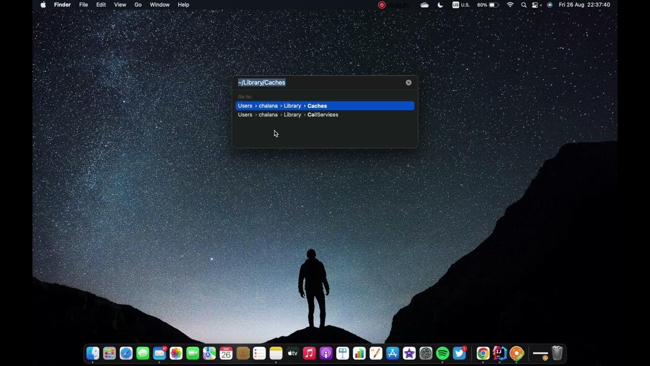 How to delete Cache files in Mac.. - YouTube