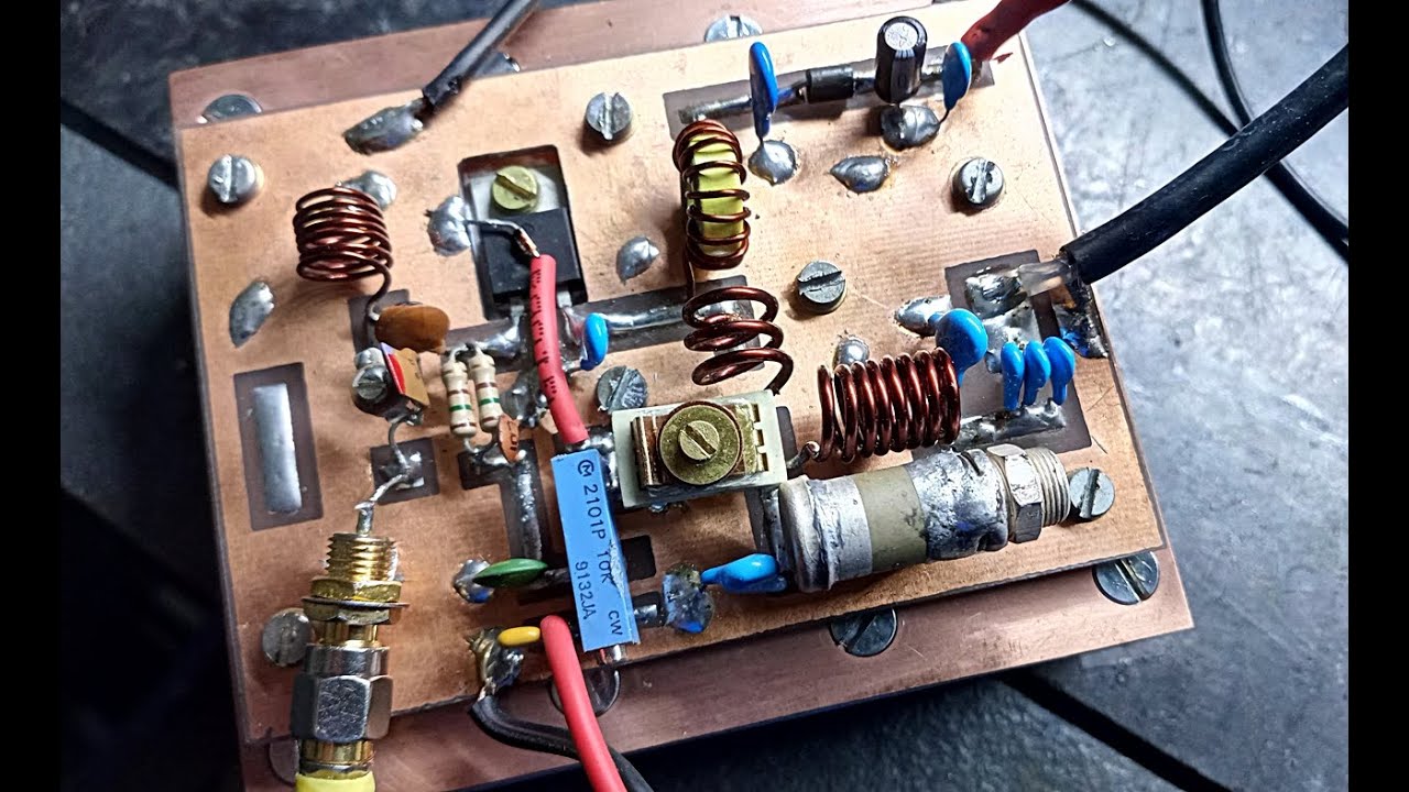 27 CB Test Amplifier 1 x MRF101AN ik2nbu - YouTube