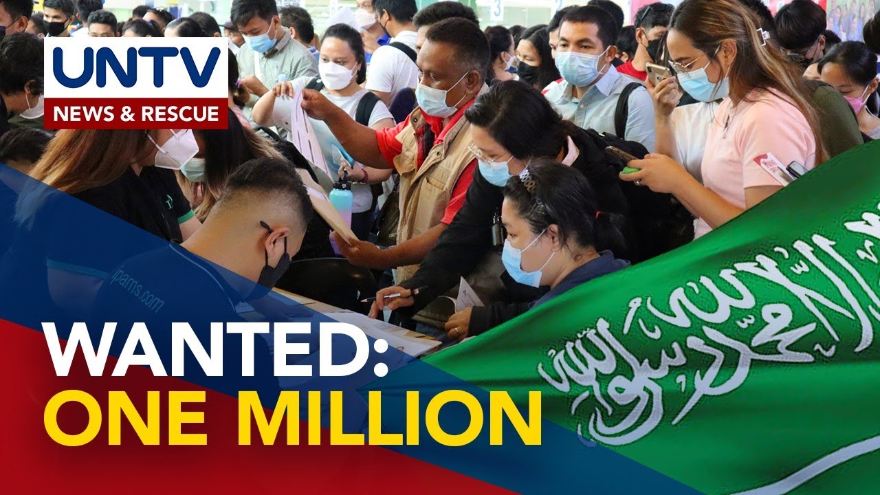 Nasa 1 milyong Pinoy workers, kailangan sa Saudi Arabia – DMW - YouTube