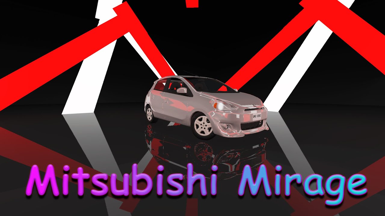 Mitsubishi Mirage-BeamNG Drive(#510) - YouTube