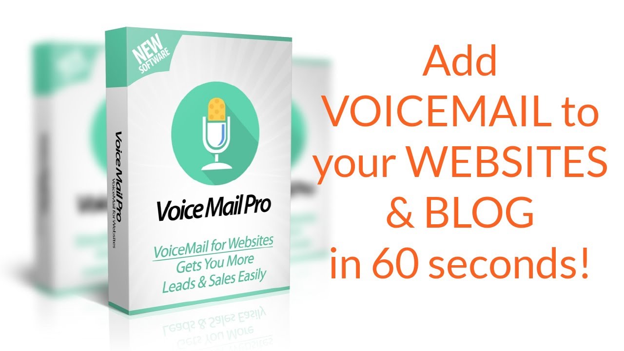 VoiceMail Pro Review Bonus - Add VOICEMAIL to WEBSITES in 60 seconds ...
