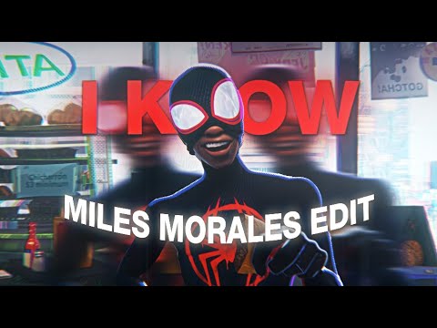 Mile Morales Edit 4K 60fps | I Know - YouTube