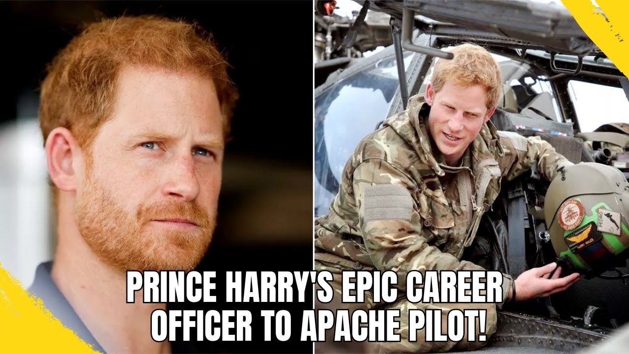 🚁 Prince Harry's Career: Officer to Apache Pilot! You Won't Believe His ...