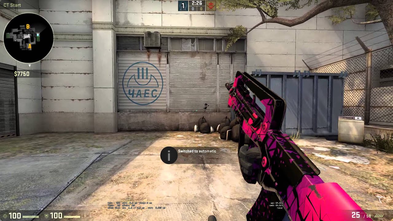 CS:GO Item Showcase: Famas Pulse - Minimal Wear - YouTube