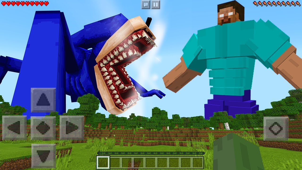 I Found NEW SHIN SONIC vs GIGA CHAD STEVE in Minecraft Pocket Edition ...