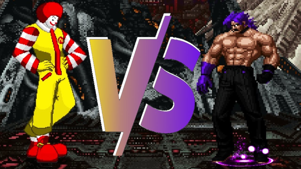 Donald Return "Ronald McDonald" VS Sasin-Neo Mugen Mcdonald's VS KOF ...