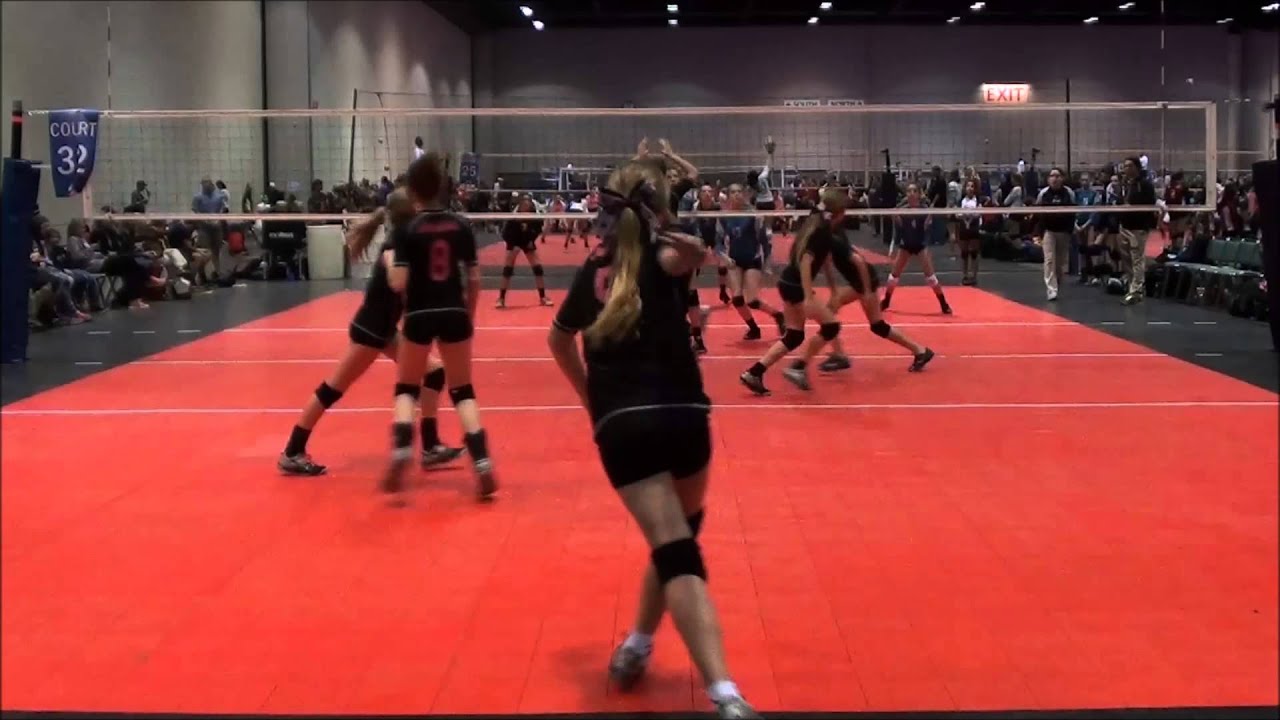 PBJ 12 Elite Vs JJVA 12N Team Rox Jessica @ Asics JRQ 4 20 14 Game 2 ...