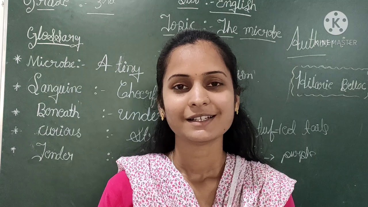 3RD ENGLISH POEM THE MICROBE PART 2 - YouTube