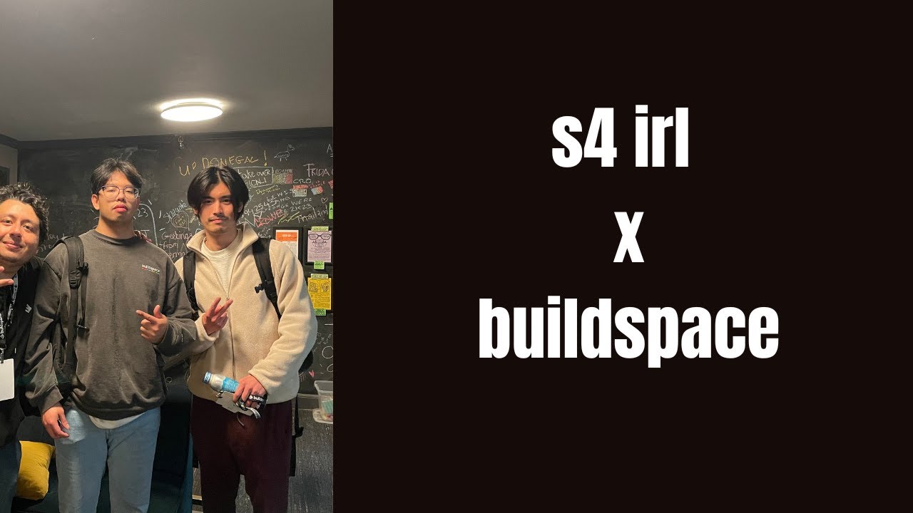 My s4 irl nights & weekends at buildspace - YouTube