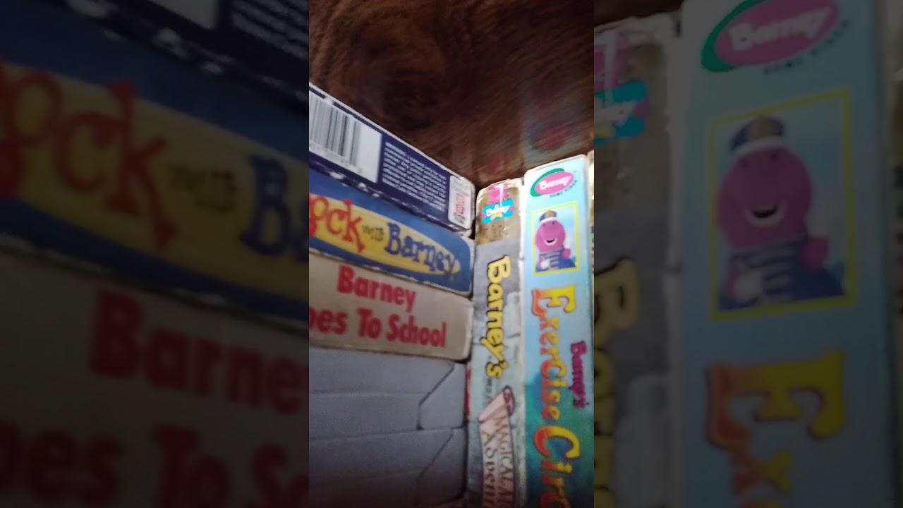 My barney vhs dvd collection part 1 - YouTube