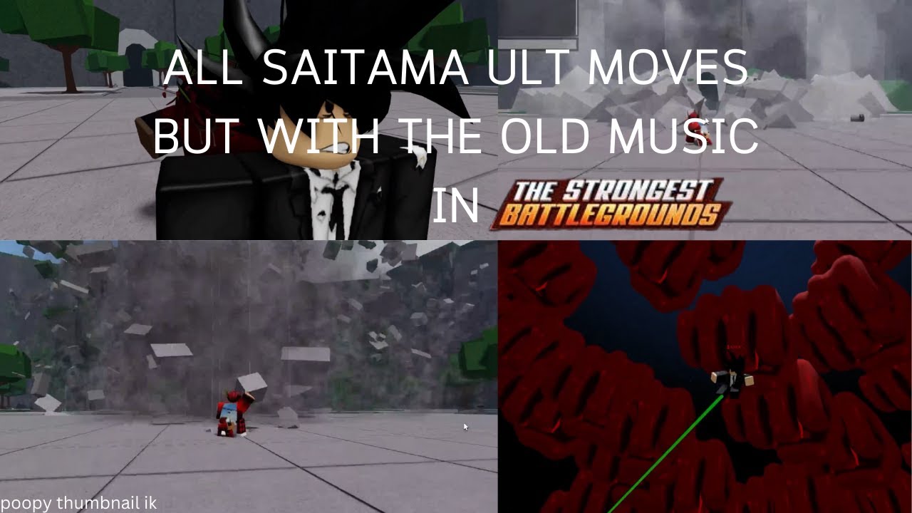 ALL SAITAMA ULT MOVES BUT WITH THERE OLD MUSIC (roblox tsb) - YouTube