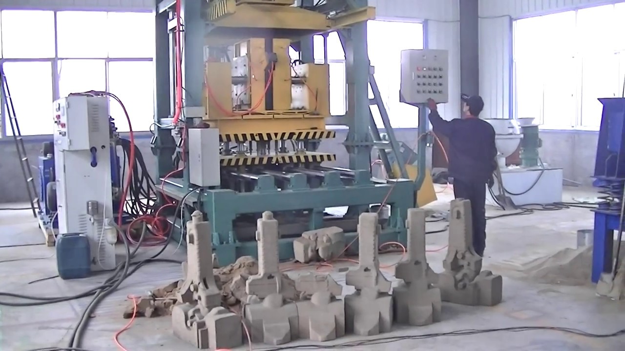 Cold box core shooter machine - YouTube