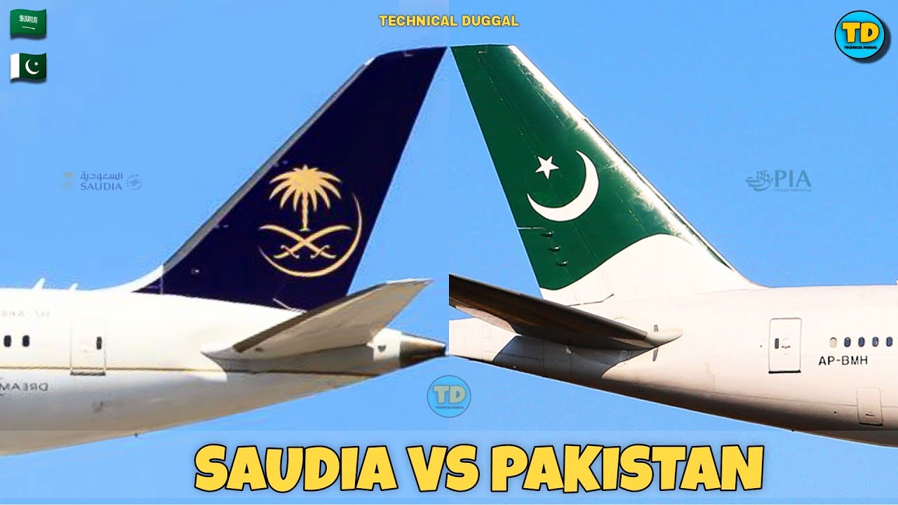 Saudia Airlines Vs Pakistan International Airlines Comparison 2024! 🇸🇦 ...