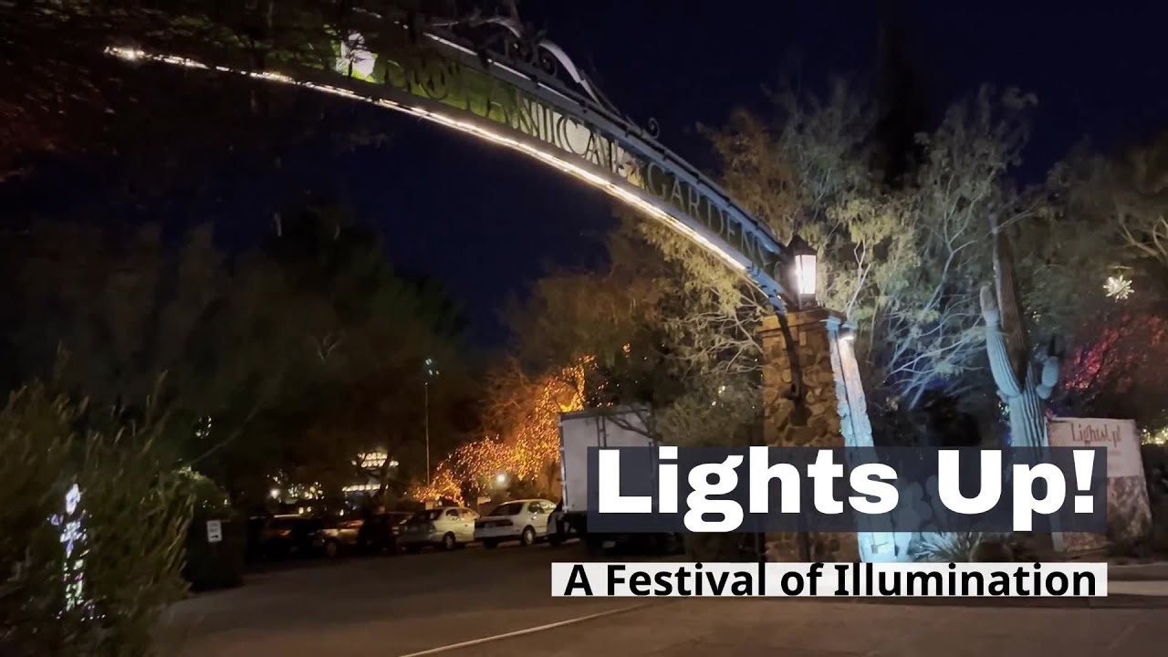 Lights Up! A Festival of Illumination at the Tucson Botanical Gardens ...