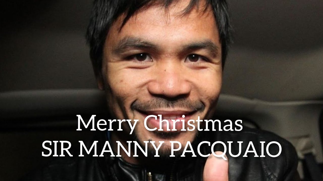 Manny Pacquio Maagang Pamasko - YouTube