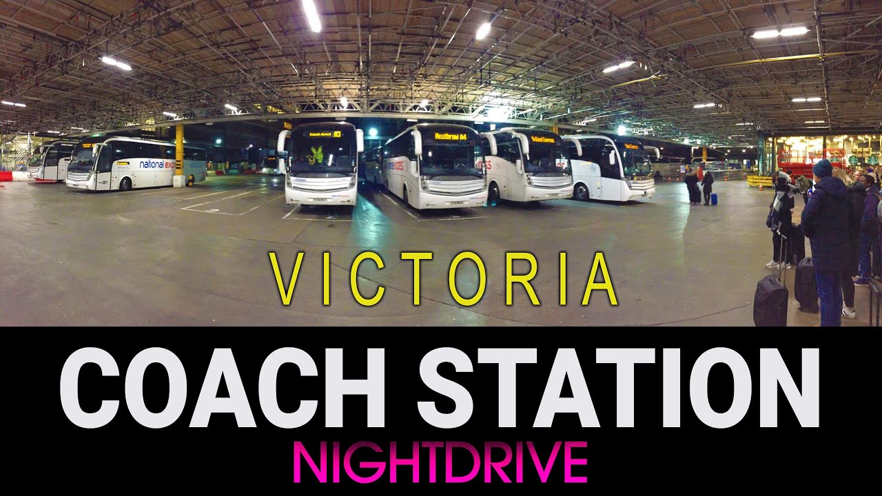 Departure Victoria Coach Station London 2023 - YouTube