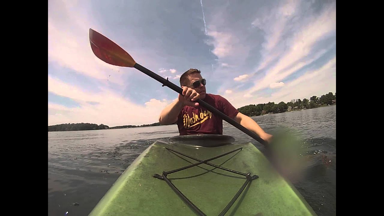 Kayak Front Facing Back - YouTube