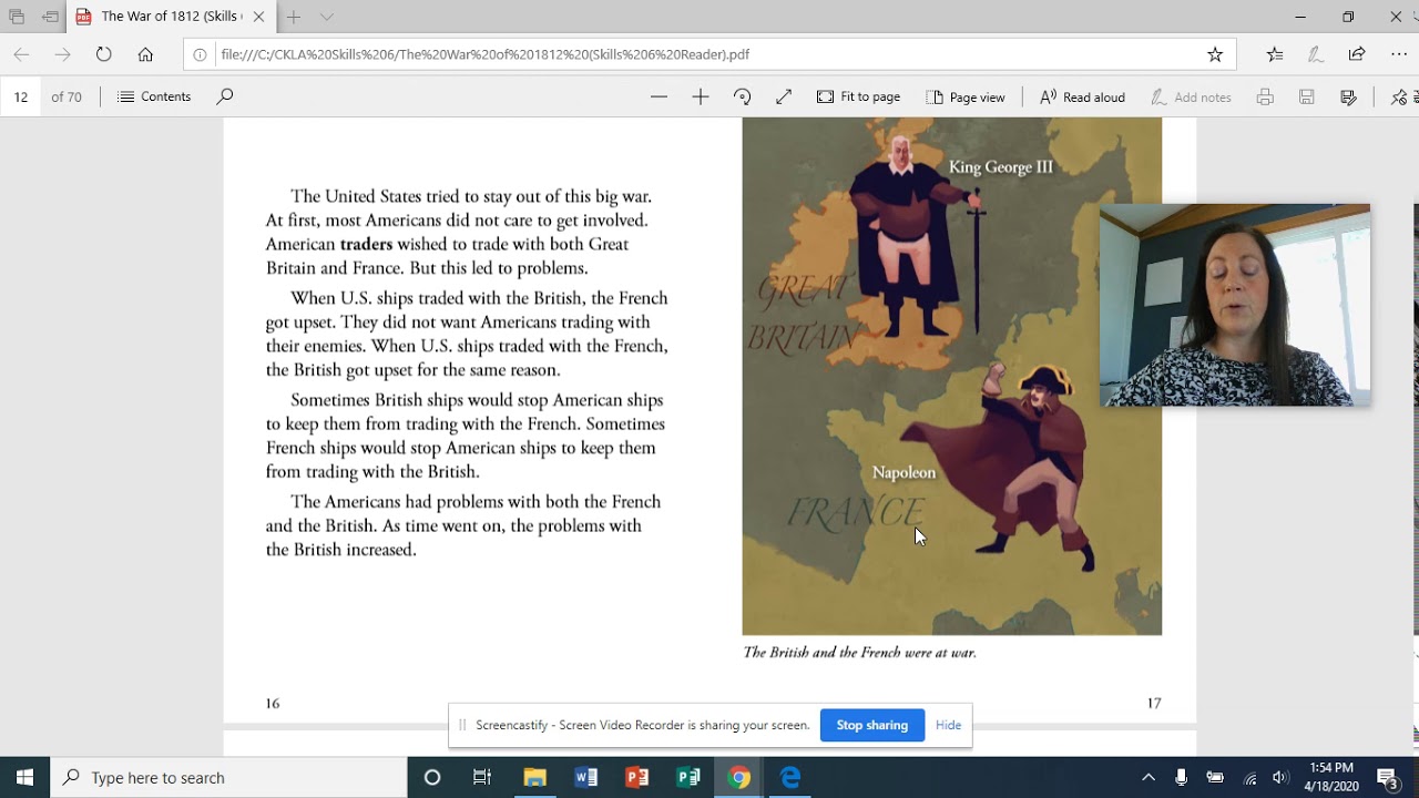 Chapter 1 - Trouble with the British (Skills 6 - The War of 1812) - YouTube