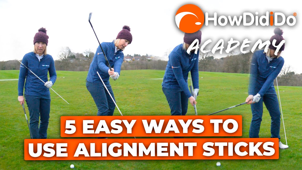 5 EASY ways to improve your swing using alignment sticks | HowDidiDo ...