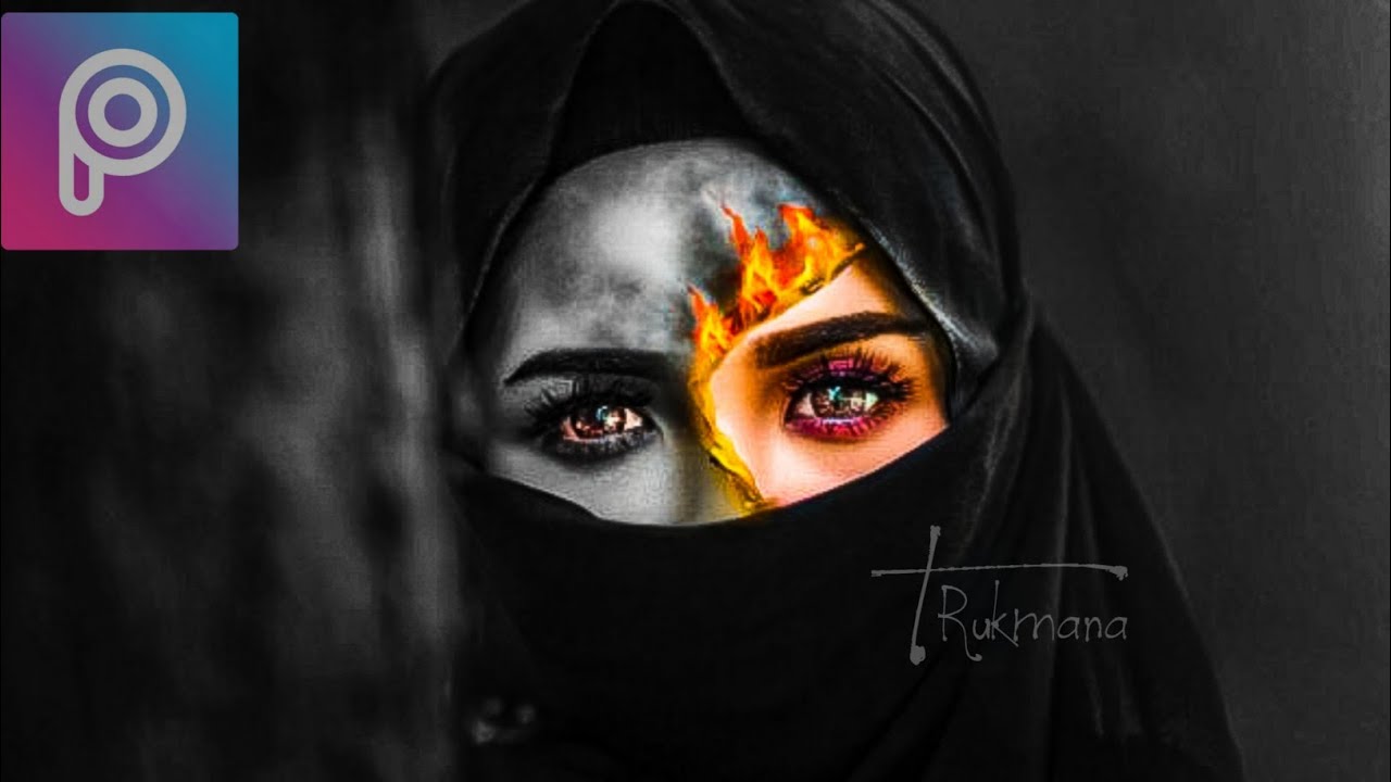 Burn Effect (Fire Face) | Picsart Tutorial - YouTube