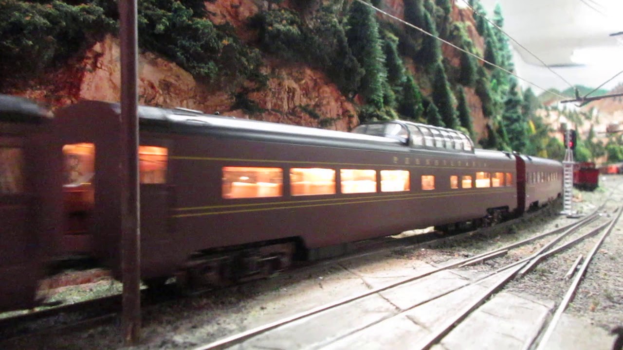 Great Northern Railway: PRR centipedes passenger train leaving Seattle ...