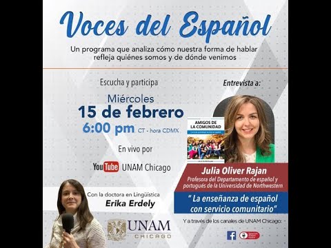 VOCES DEL ESPAÑOL 087, entrevista a Julia Oliver Rajan de la ...