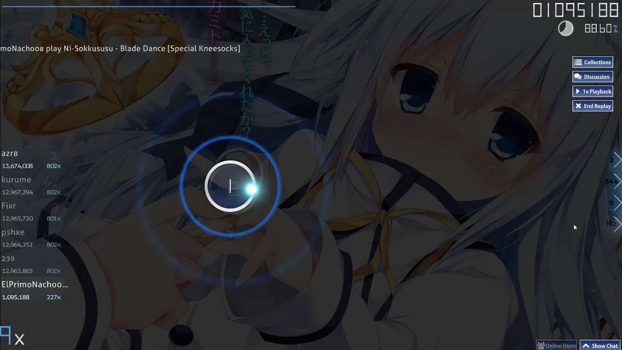 Osu! Ni-Sokkususu - Blade Dance [Special Kneesocks] 6,08* - YouTube