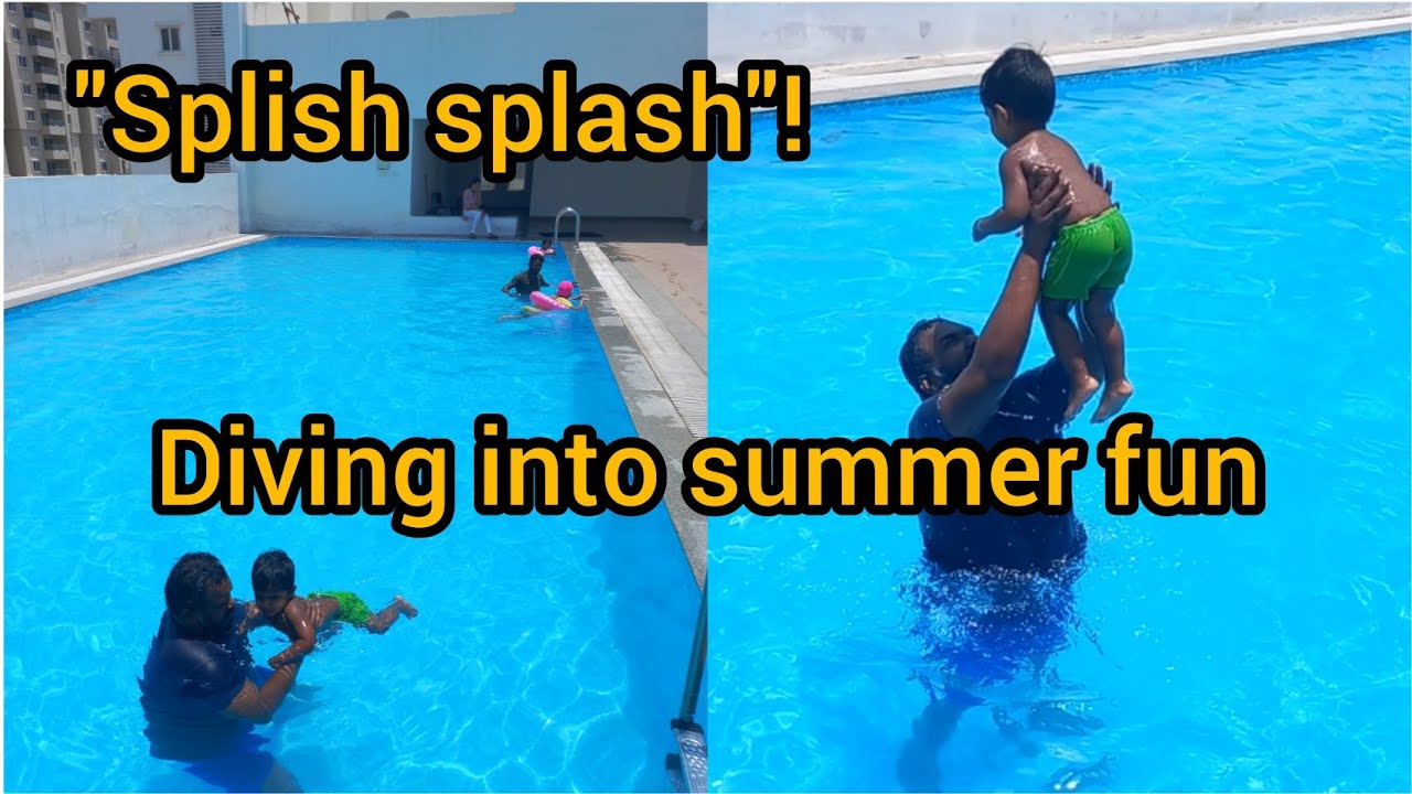 Thika's first pool party! swimming pool experience// #swimming_pool #diving_into_summer # ...