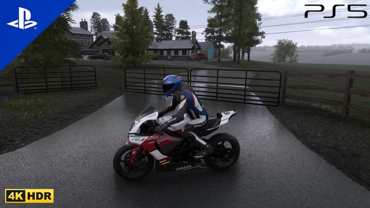 Yamaha R1 M (2021) - Rainy day Freeroam - Ride 5 Gameplay - YouTube