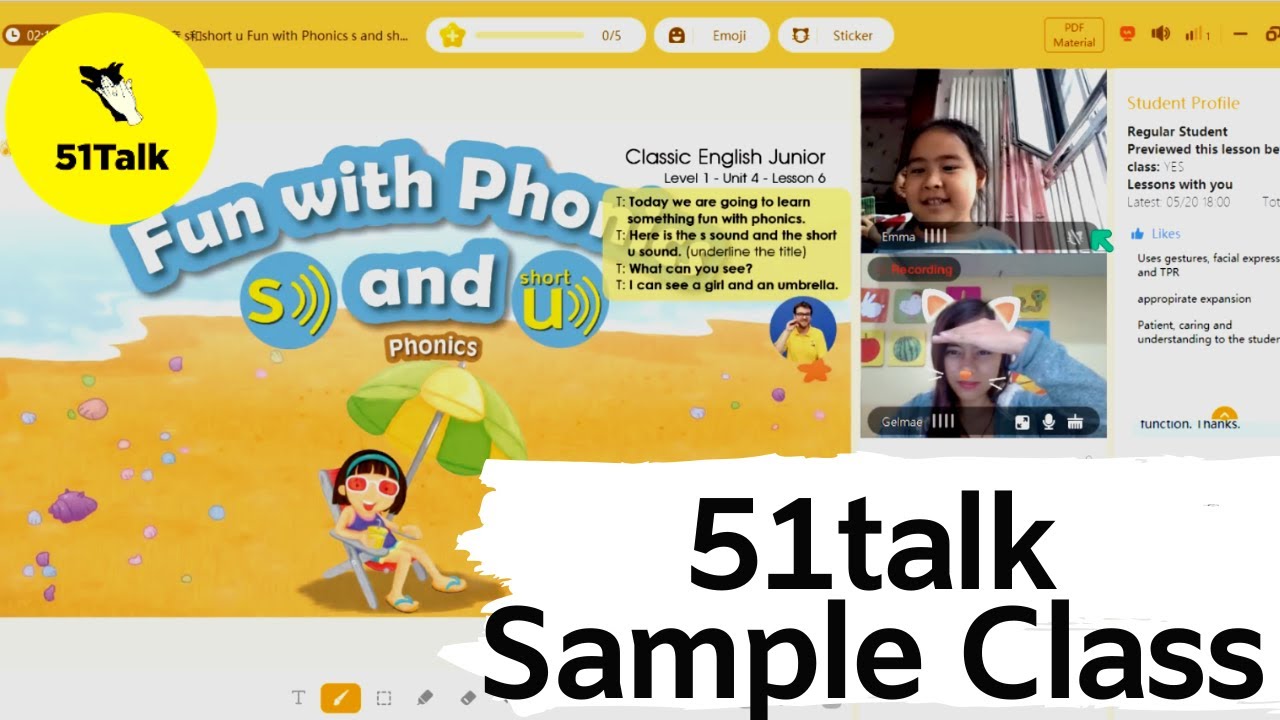 How to Teach Fun with Phonics I 51Talk Sample Class - YouTube