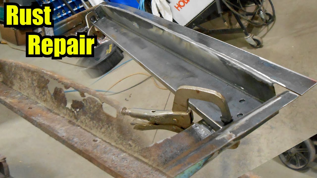 37 Chevy Truck Door Frame Rust Repair - YouTube