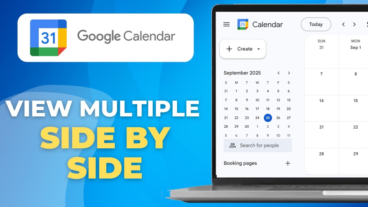 How to View Multiple Calendars Side by Side in Google Calendar (Easy ...