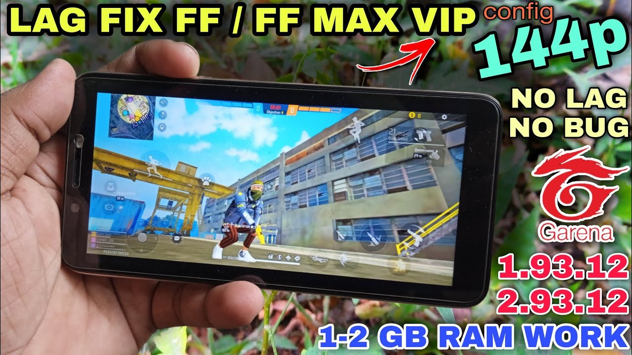 lag fix free fire 1.93.12 | 1gb ram lag free fire | vip ff max lag fix config ob36 - YouTube