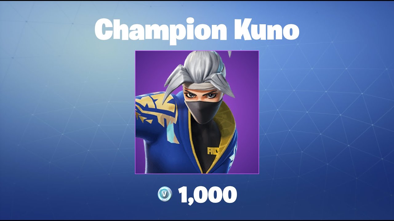 Champion Kuno | Fortnite Outfit/Skin - YouTube