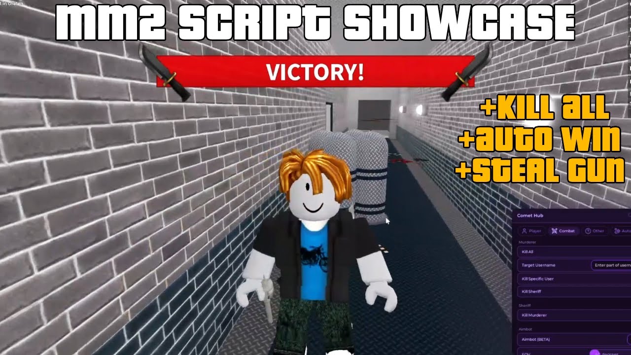 Murder Mystery 2 Script Showcase | Comet Hub (Roblox) - YouTube