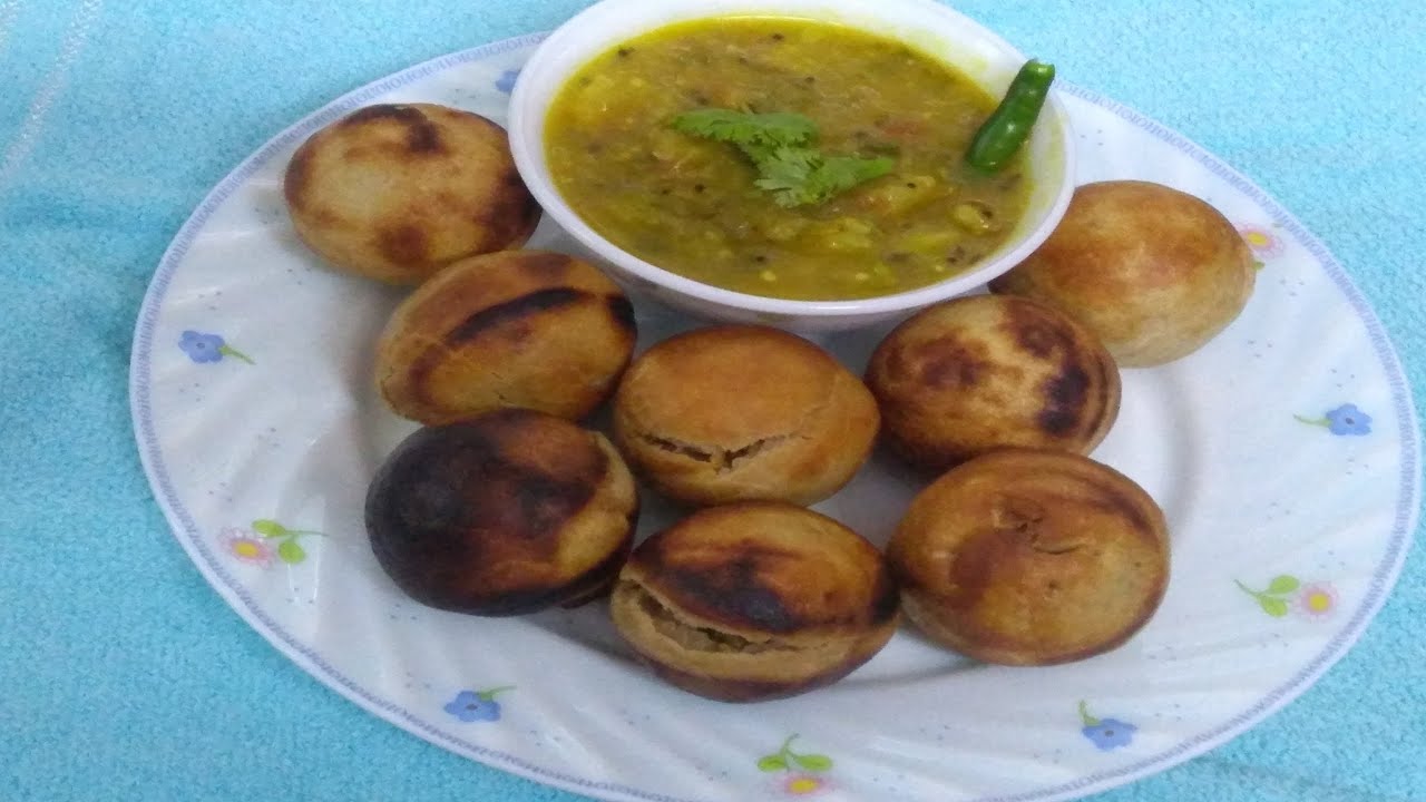 बिहारी लिट्टी चोखा /bihari litti chokha recipe hindi /traditional litti ...