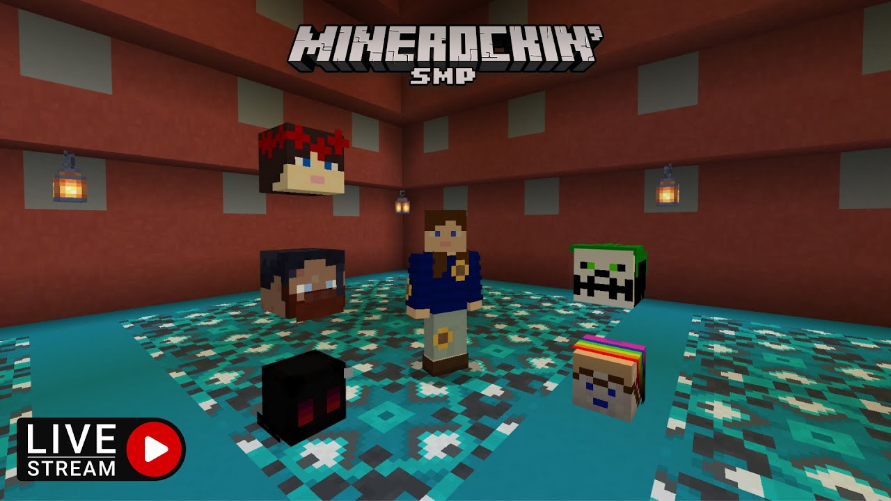 Zombifying My Friends!? - Minerockin' SMP S1 Stream 6 - YouTube