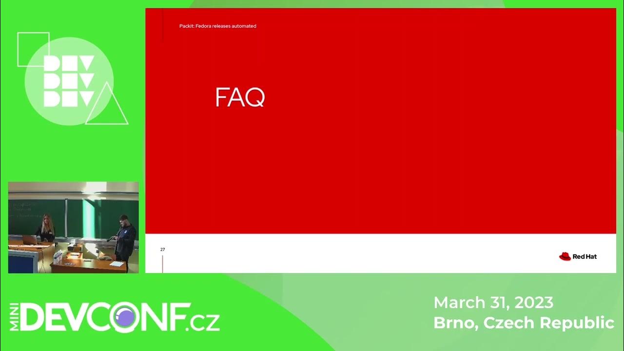 DevConf.cz Mini | March 2023 - Packit: Fedora releases automated - YouTube