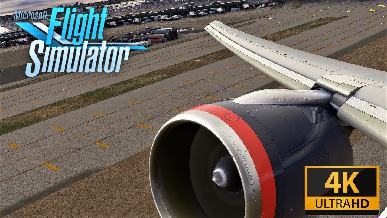 (4K) AWESOME GE90 GO AROUND at JFK | Microsoft Flight Simulator 2020 ...