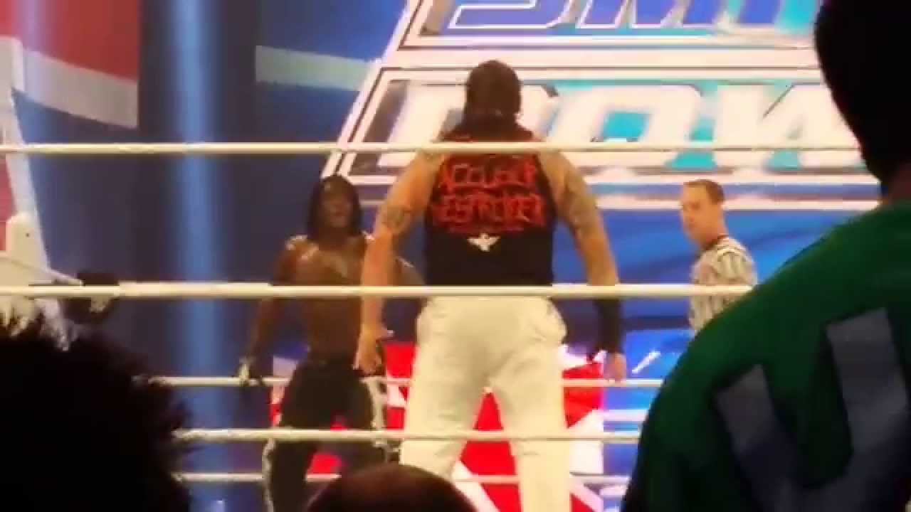 WWE Smackdown UK TV Taping 2015 UK Tour Part 2 - YouTube