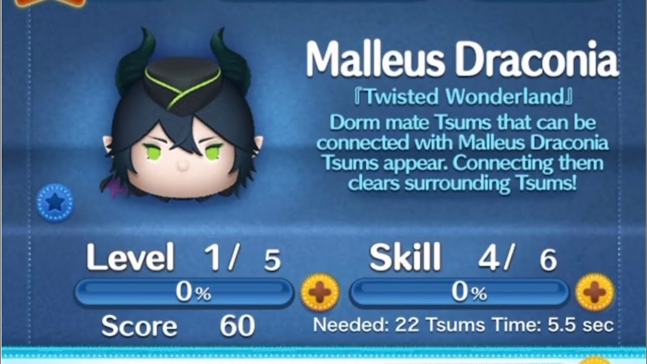 Malleus Draconia | Skill 4 | Disney Tsum Tsum Gameplay - YouTube