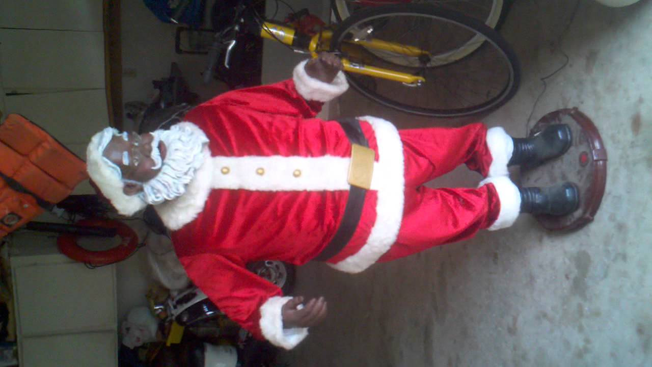 Dancing Black Santa - YouTube
