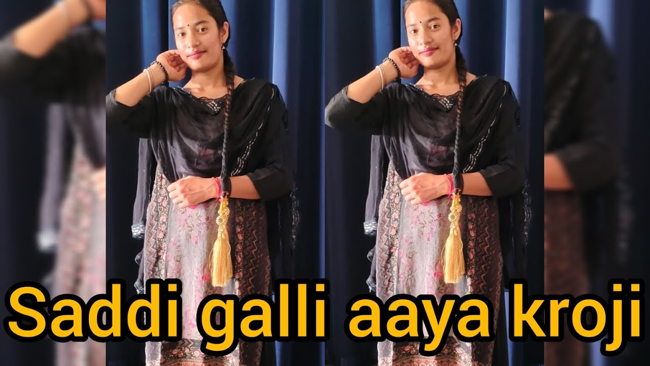 Saddi galli aaya kroji # punjabi dance performance by simran prajapati ...