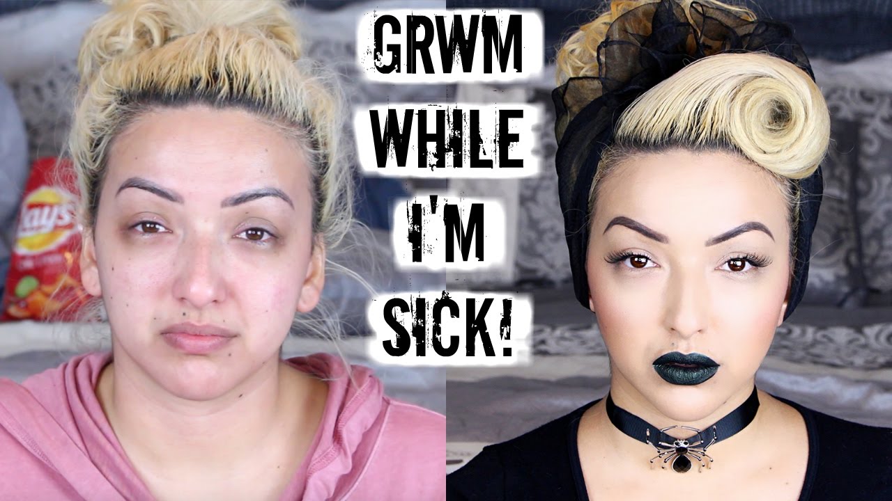 GET READY WITH ME | I'M SICK MAKEUP ROUTINE - YouTube