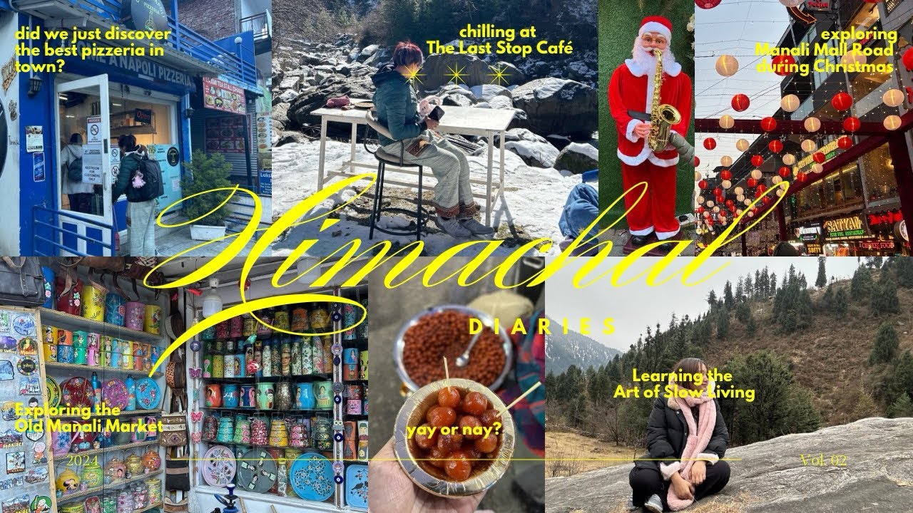 Manali Vacation Vlog Pt.2 ~ Celebrating Christmas in Manali Mall Road ...