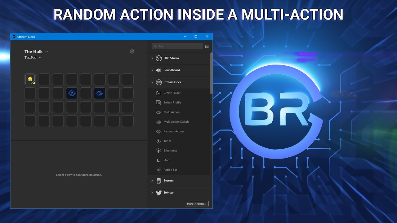 Stream Deck Tips: Adding Random Actions into Multi Actions - YouTube