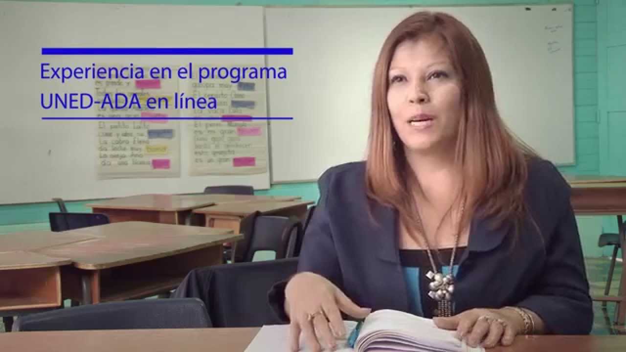 Testimonio de la docente Maylin Rojas sobre el Programa ADA-UNED. - YouTube